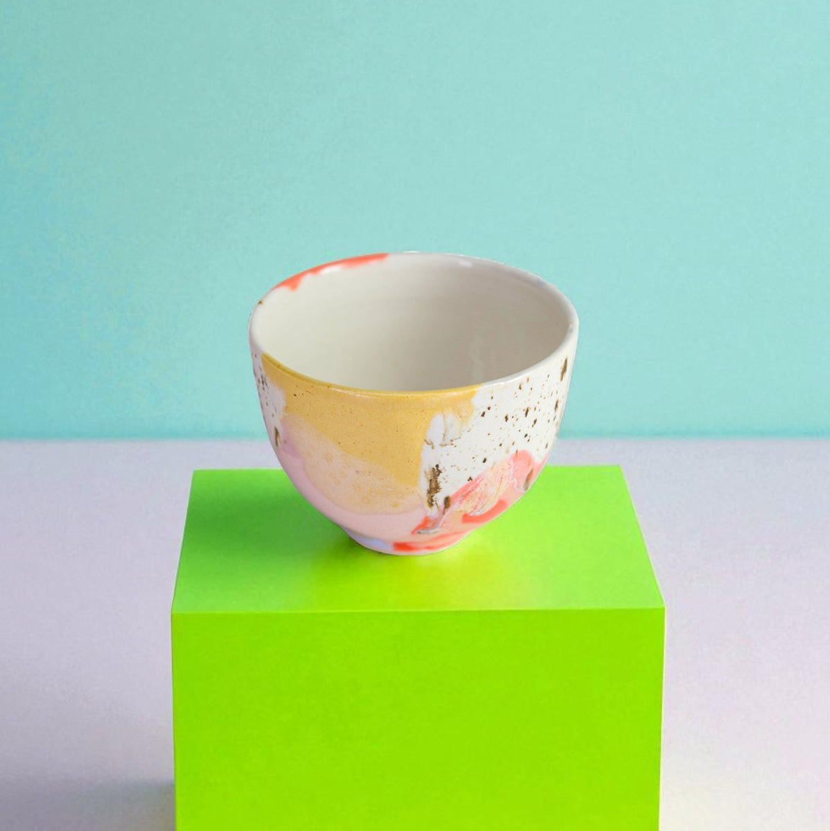 Tasse à thé colorée ｜ Fabriquée artisanalement au Québec – Maison Stoï